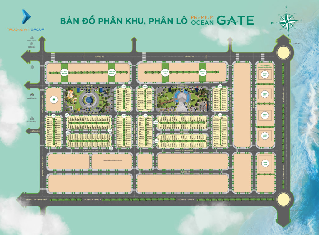 Thông tin phân khu Premium Ocean Gate - dự án Bình Sơn Ocean Park